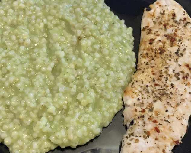 Hráškové krémové rizoto (recept) | Gastro-tipy.SK